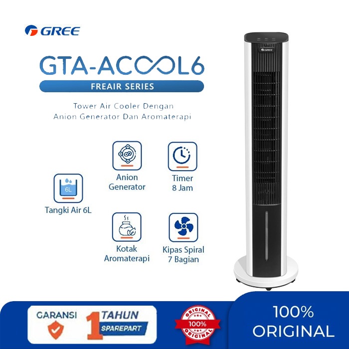 Jual AIR COOLER GREE TOWER FAN GTA-ACOOL6 ANION GENERATOR - AROMATERAPI ...