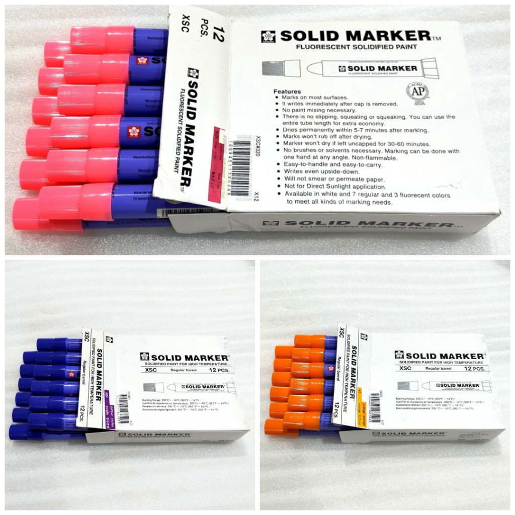 Jual SAKURA Original Solidified Marker ( Fluorescent Pink / Orange ...