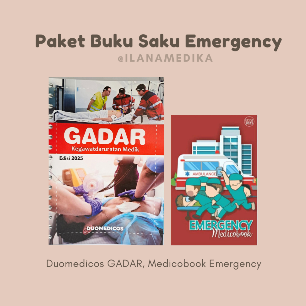 Jual Paket Buku Saku Medicobook Duomedicos Emergency CITO Buku Saku Kedokteran Gawat Darurat ...