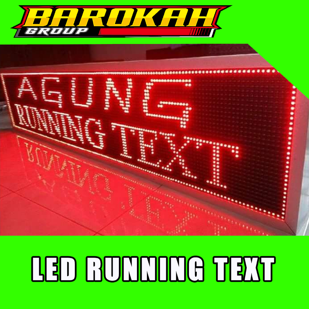 Jual RUNNING TEXT MERAH 40X200 LAMPU TULISAN BERJALAN DIGITAL | Shopee ...