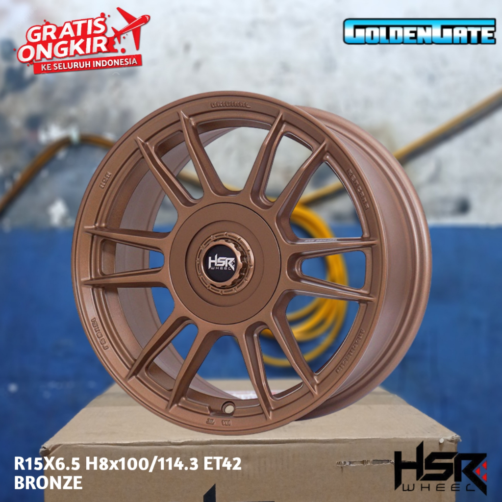 Jual Velg hsr kencana r15 double pcd lebar 6,5 offset 42 rata body ...