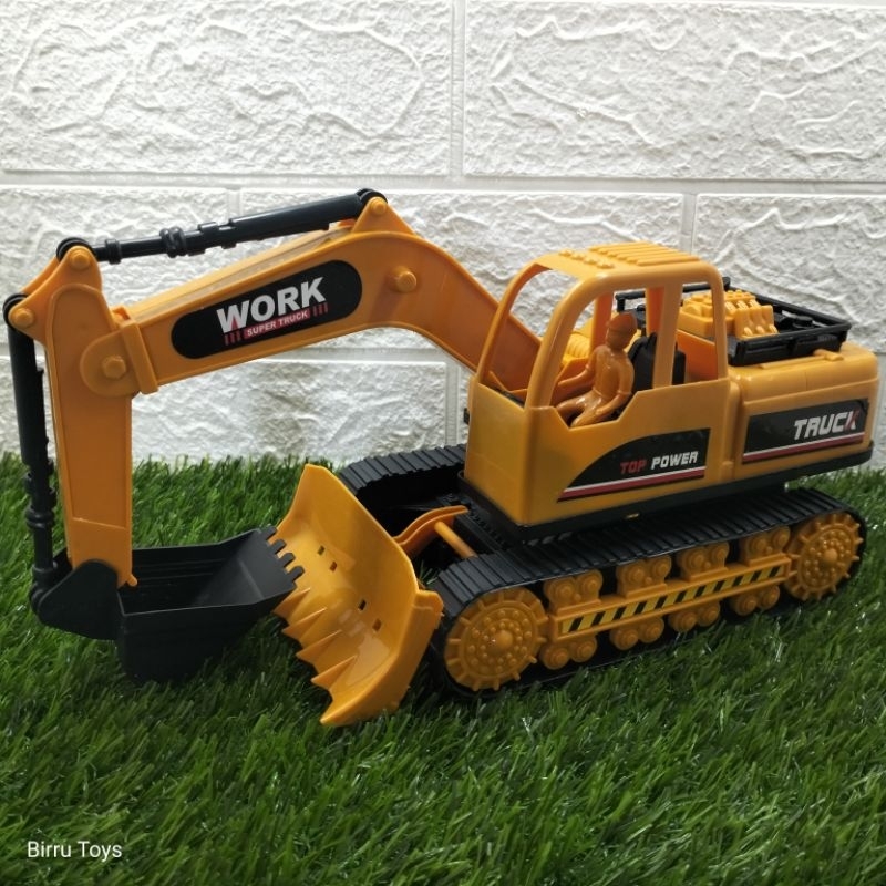Jual Mainan Excavator Beko Bulldozer Panjang 35 cm | Shopee Indonesia