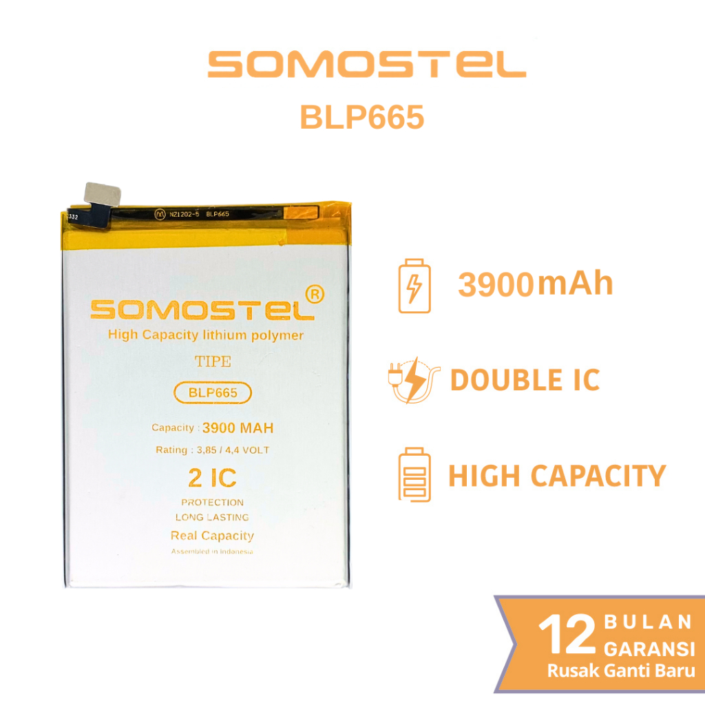 Jual Somostel - BLP665 F7 Youth / Realme 1 Batre Batrai Baterai ...