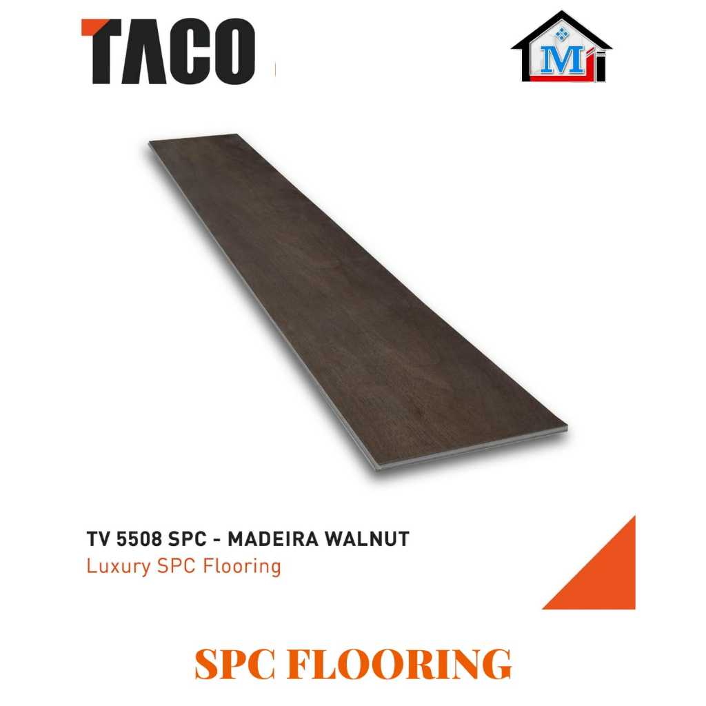 Jual Lantai motif kayu TACO TV 5508 SPC Madeira Walnut Flooring Luxury ...