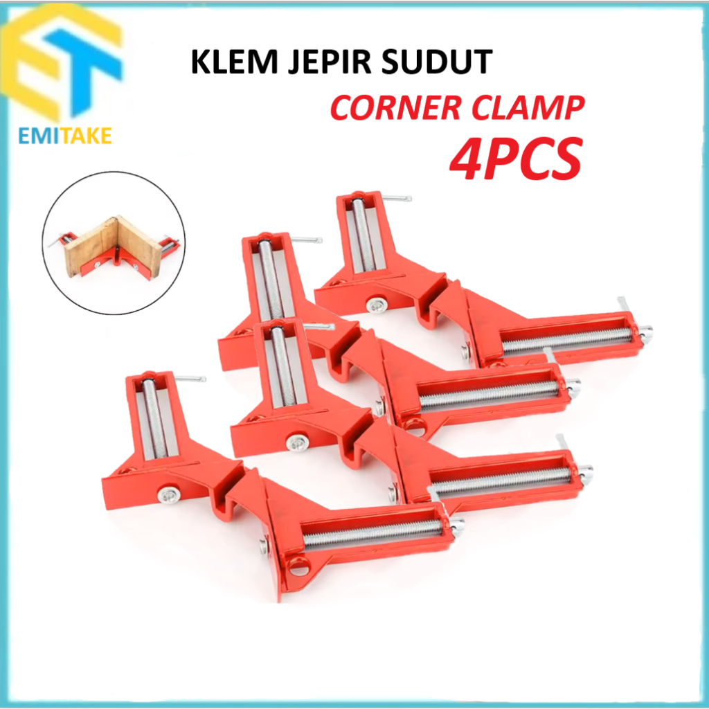 Jual Corner Clamp Sudut Siku Penjepit Klemp Pigura Untuk Frame Kayu ...