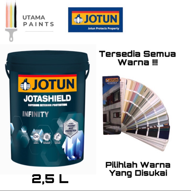 Jual CAT TEMBOK EXTERIOR JOTUN JOTASHIELD INFINITY 2,5L | Shopee Indonesia