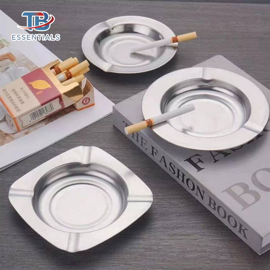 Jual TB ESSENTIALS Asbak Rokok Stainless Steel Isi 12 Pcs | Shopee ...