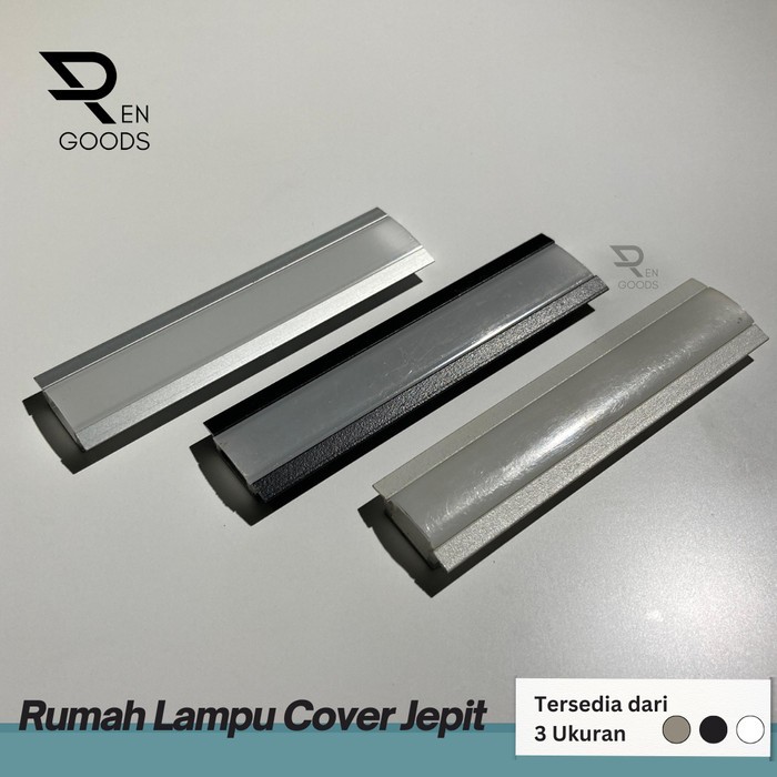 Jual Rumah Lampu LED Strip Lis Rel Kap Alumunium Acrylic Cover Batang ...
