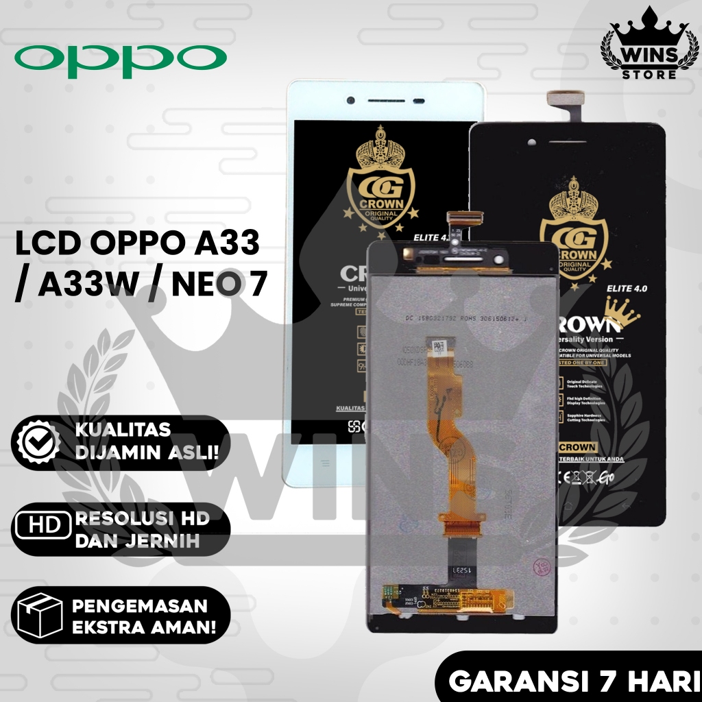 Jual LCD TOUCHSCREEN OPPO A33 A33W NEO 7 ORIGINAL | Shopee Indonesia