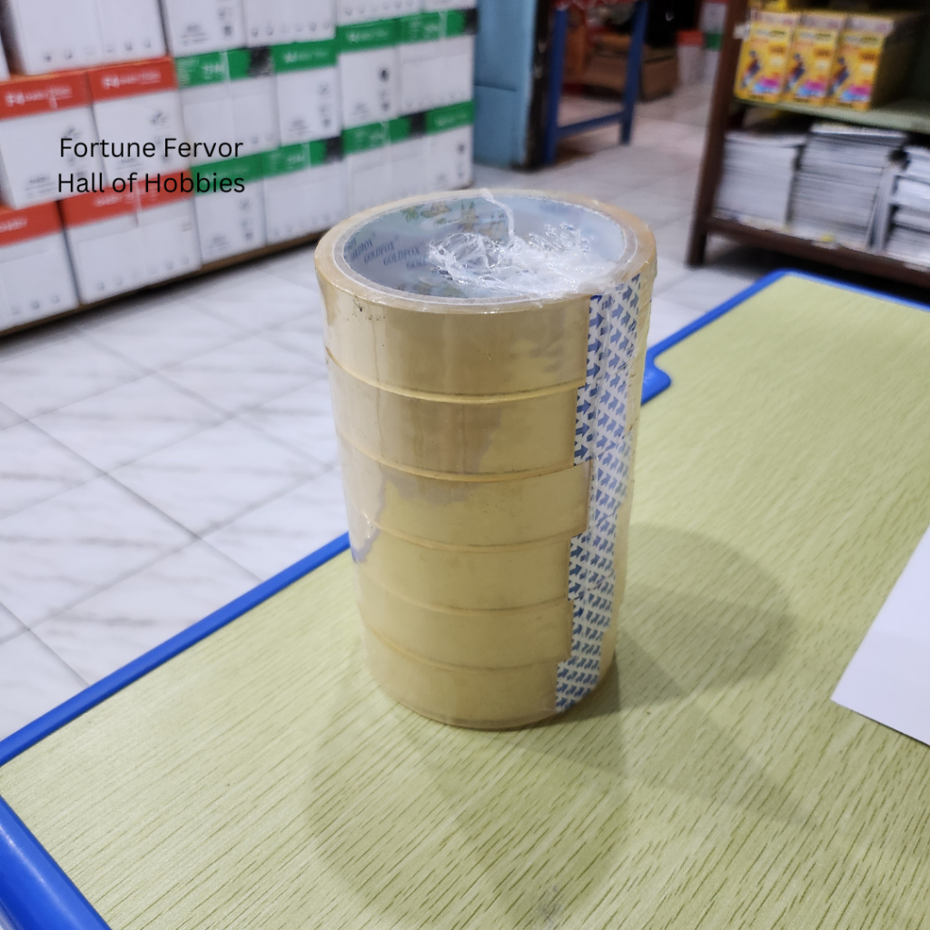 Jual Selotip isolasi bening Gold fox 24 mm X 30 Meter lakban tape clear ...