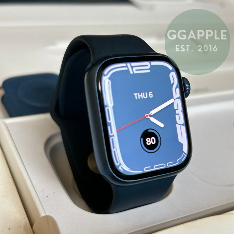 Jual Apple Watch Series 7 41mm Blue Abyss Fullset Original iwatch ...