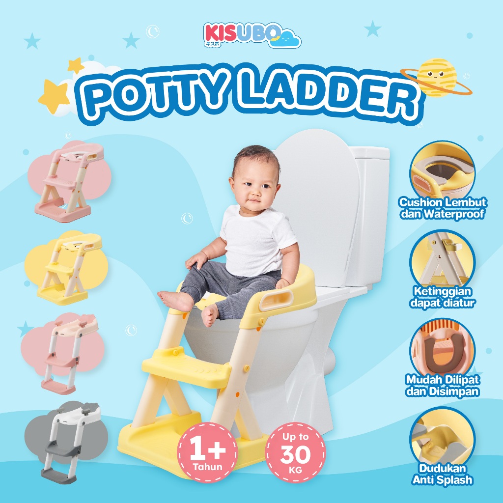 Jual KISUBO Baby Potty Ladder Chair Seat Toilet Training Duduk Pispot ...
