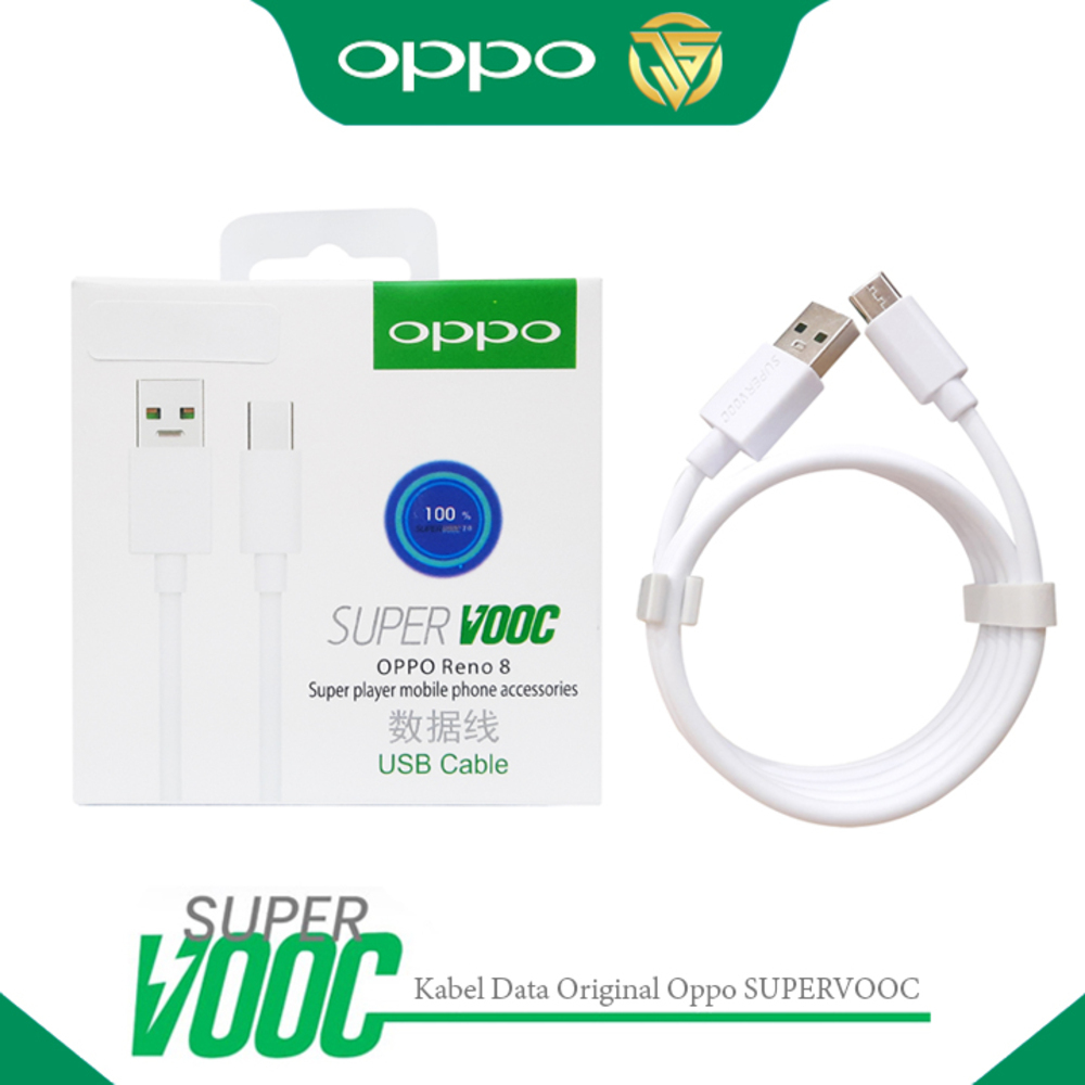 Jual Kabel Data Oppo SUPERVOOC Micro Type C Original Super Vooc USB C ...