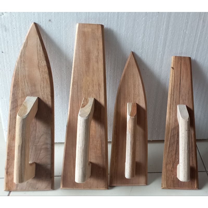 Jual 1Biji Kasutan Kayu ( Pendek ) LANCIP Super Tebal 36cm x 10 cm x ...