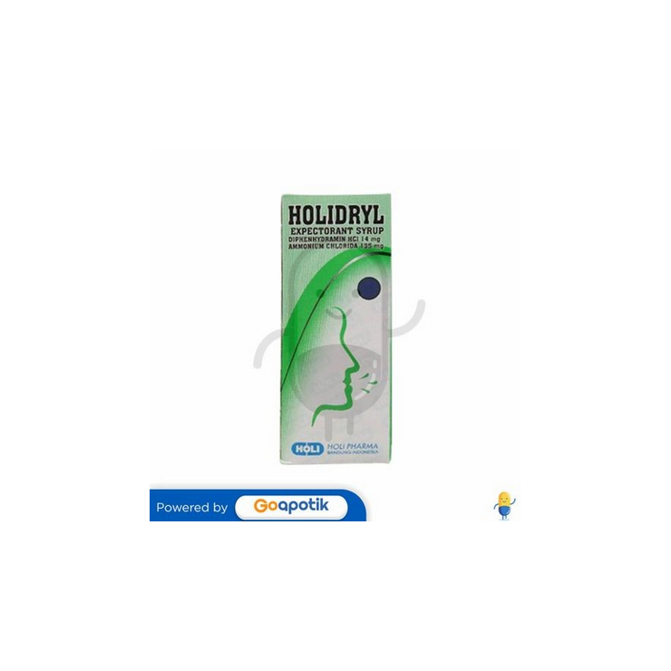 Jual HOLIDRYL EXPECTORANT SYRUP 60 ML | Shopee Indonesia