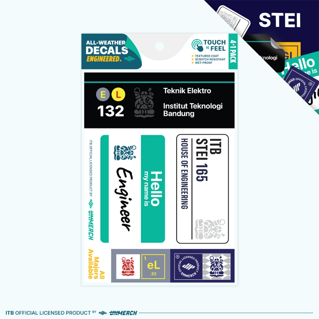 Jual Sekolah Teknik Elektro dan Informatika - Decal Sticker ITB ...