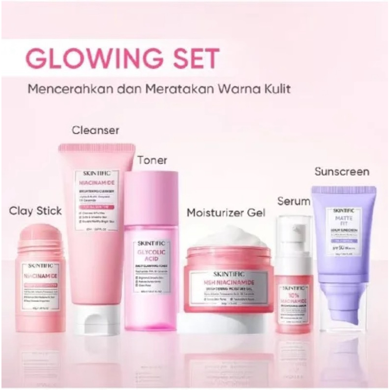 Jual skintific glowing set | Shopee Indonesia