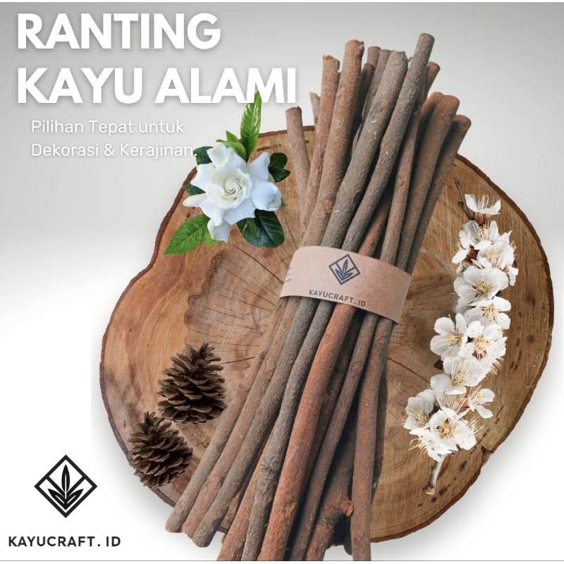 Jual Ranting pohon | potongan ranting kayu asli | kayu bahan dekorasi ...