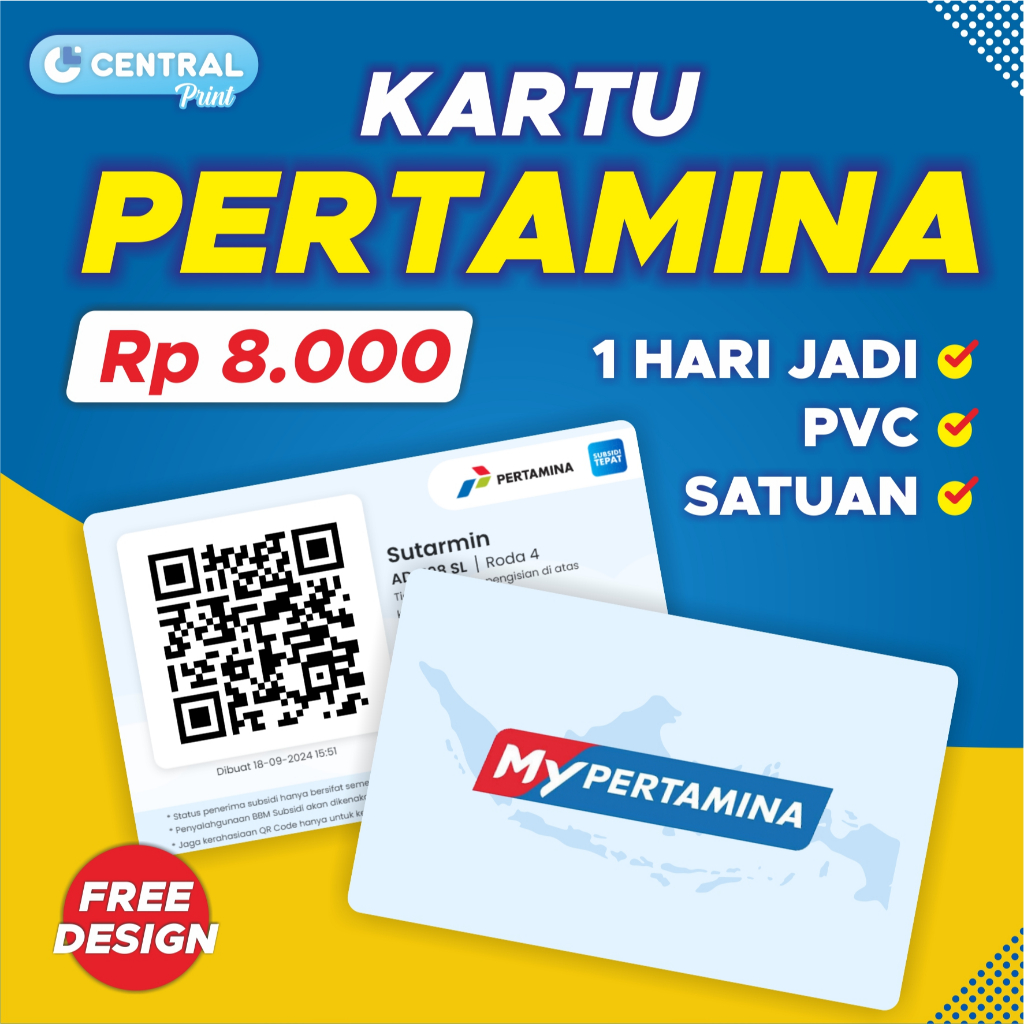 Jual Cetak Kartu My Pertamina dan Lainnya | Shopee Indonesia