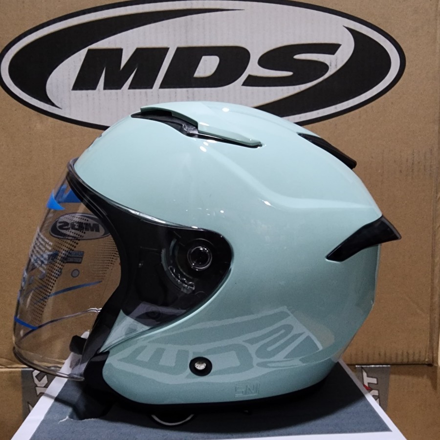 Jual MDS HELM MDS VOLTUS SAGE GREEN (ORIGINAL) | Shopee Indonesia