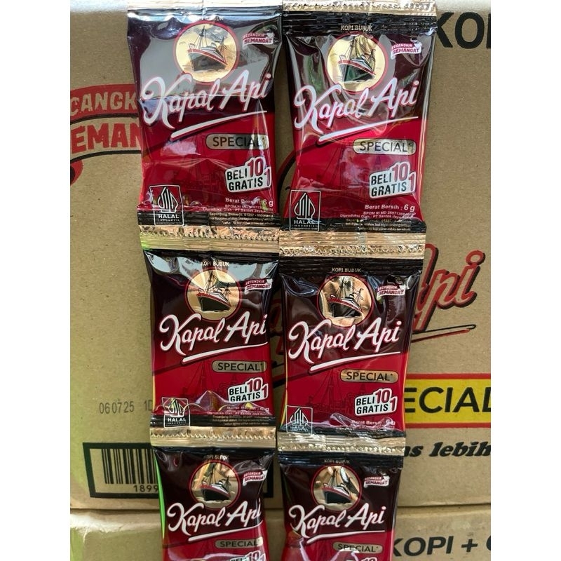 Jual Kapal Api Special Kopi hitam 6g ( isi 10 sachet ) | Shopee Indonesia