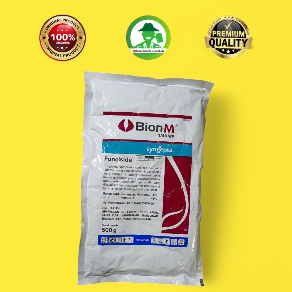 Jual Bion m 500gram fungisida sygenta kemasan asli pabrik (original 100 ...