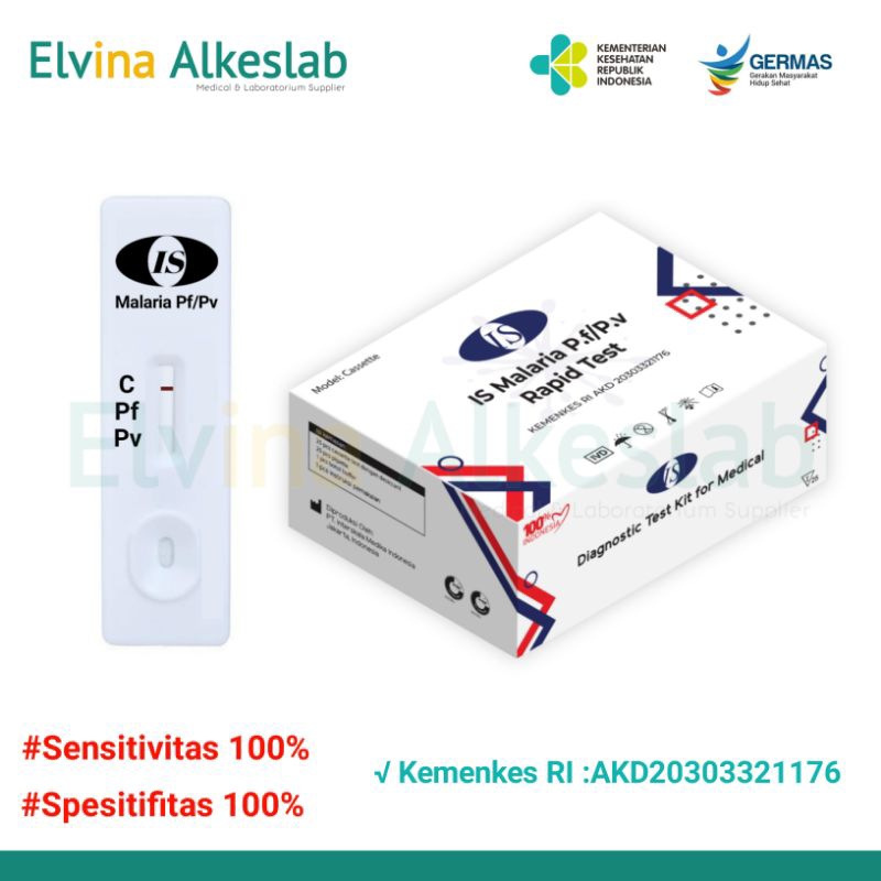 Jual RDT Malaria Pf/Pv Cassette 1 Set /Test Akurat 100% | Shopee Indonesia
