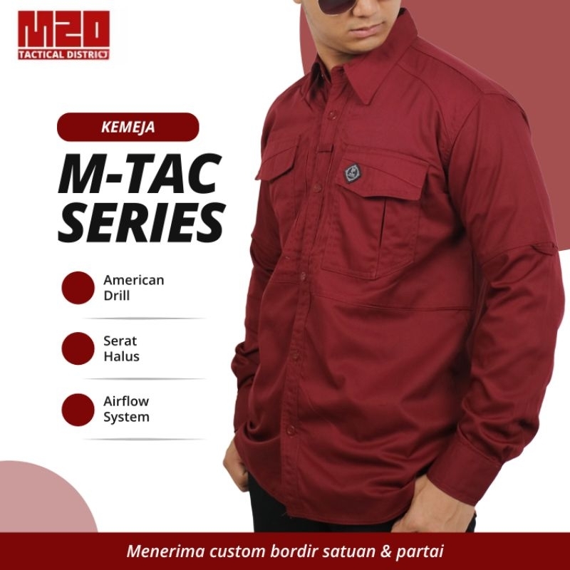 Jual Kemeja Tactical Outdoor MTac Lengan Panjang | Shopee Indonesia