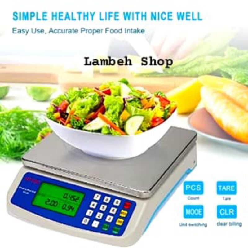 Jual Timbangan Digital 30kg/ Timbangan Digital Buah Skala Makanan Pasar ...