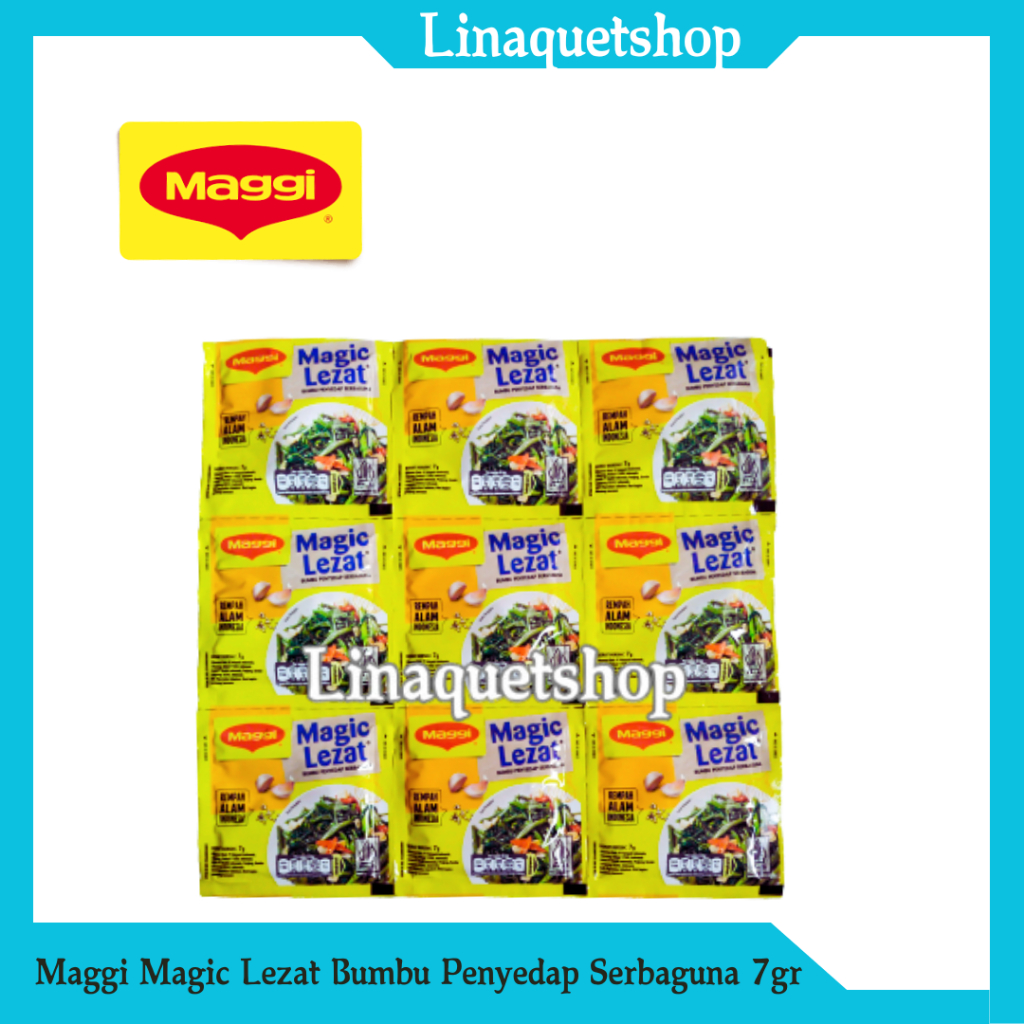 Jual MAGGI Magic Lezat Bumbu Penyedap Serbaguna 7gr (1 Pack 6 Renceng ...