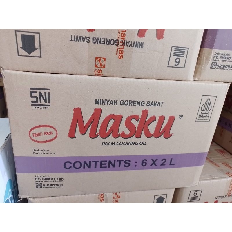 Jual Minyak Goreng Masku 2 Liter (PER KARTON) | Shopee Indonesia