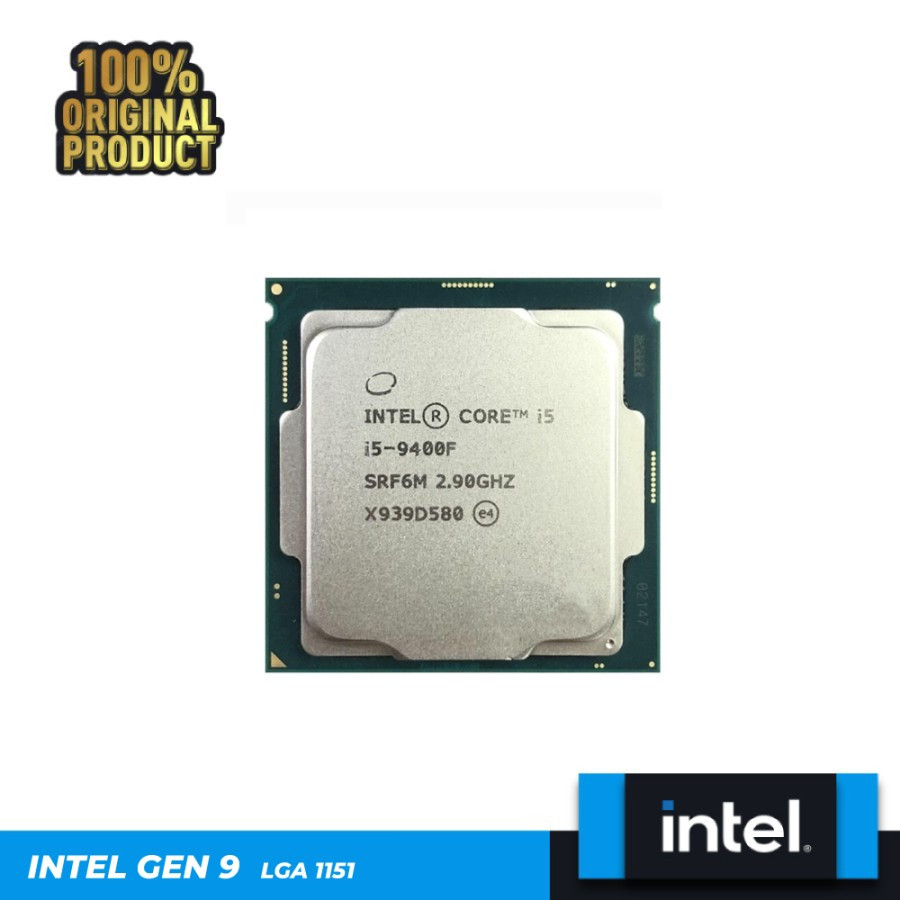 Jual Processor CPU Intel Socket LGA 1151 I5 9400F Gen 9 Coffe Lake | Shopee Indonesia