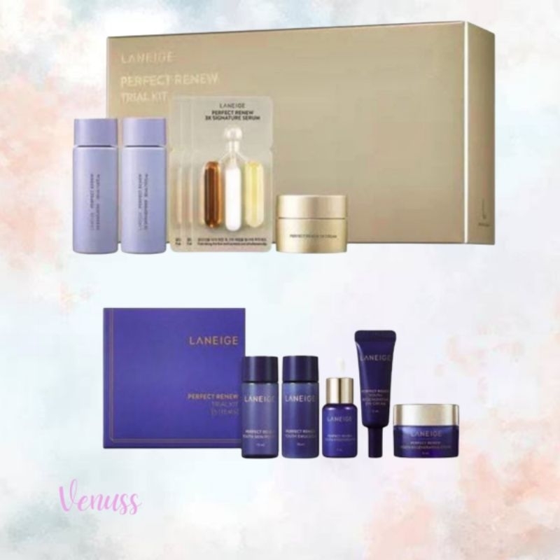 Jual Laneige perfect renew trial kit 5items (packaging lama) | perfect ...