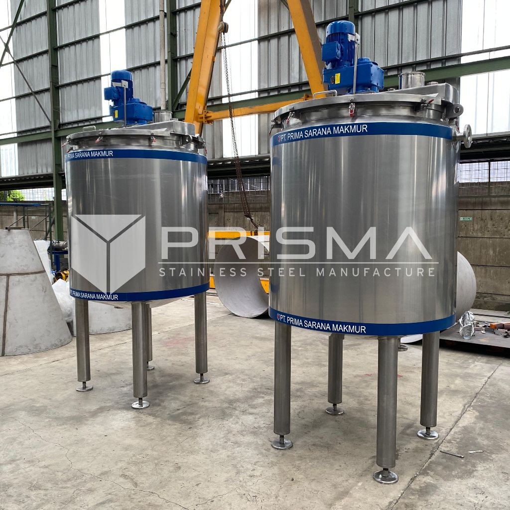 Jual Steam Jacket Mixing Tank Sambal Capacity 1000 Liter Tangki Mixer ...