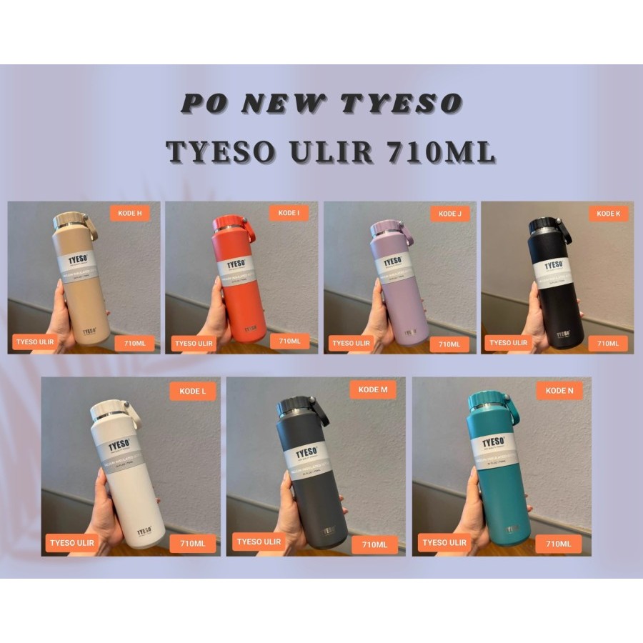 Jual Tyeso tumbler 500-710 ml tahan es tahan dingin tahan panas original | Shopee Indonesia
