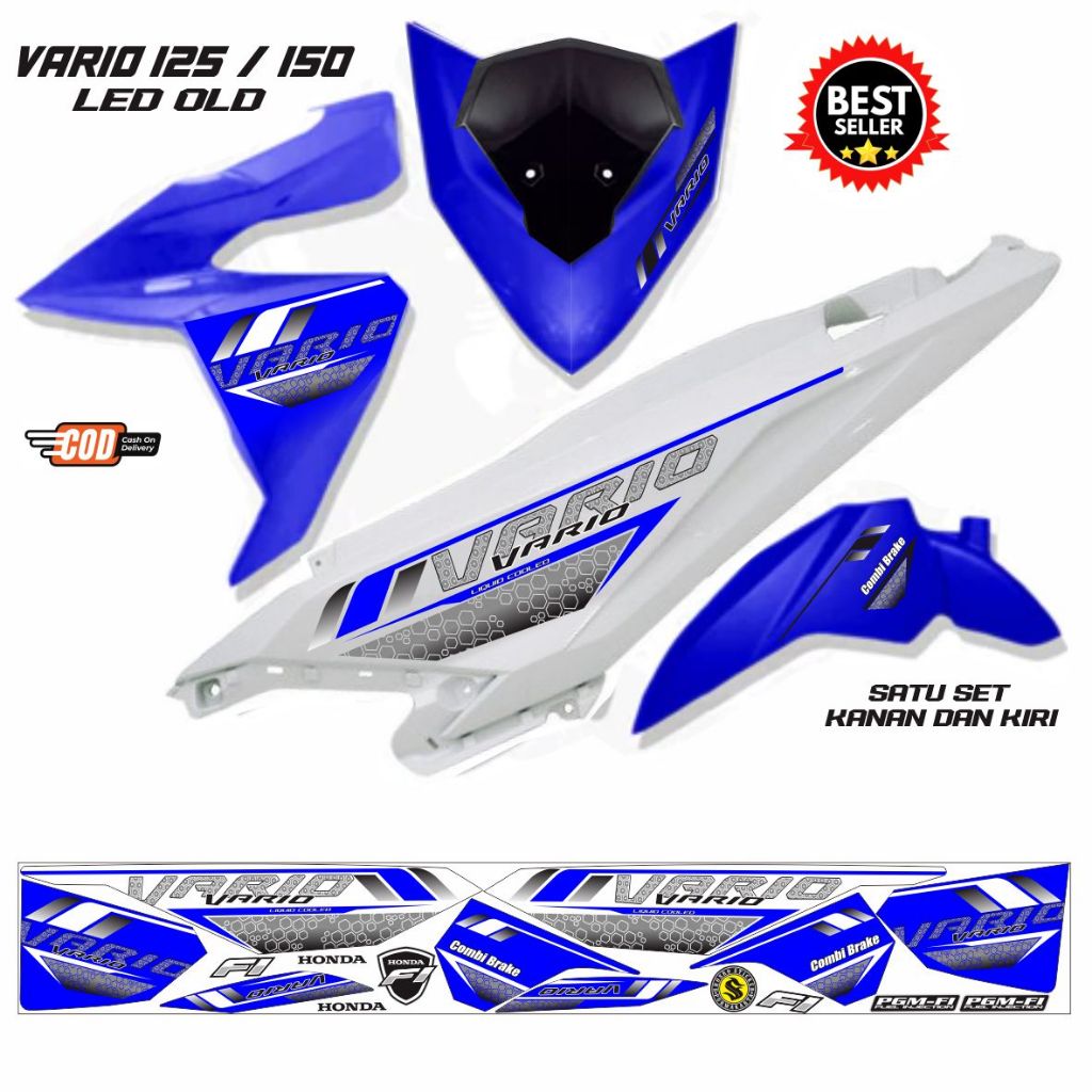 Jual STIKER VARIO LED 125 / STRIPING VARIASI HONDA VARIO LED 150 FI OLD | Shopee Indonesia