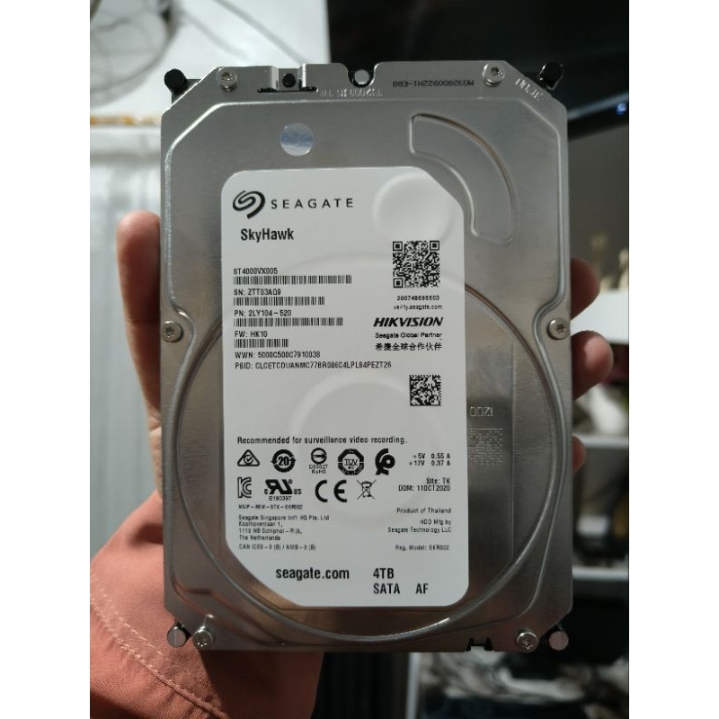 Jual Hardisk 4 Tera Seagate Ori Baru Buka Bungkus (Garansi 6 Bulan ...