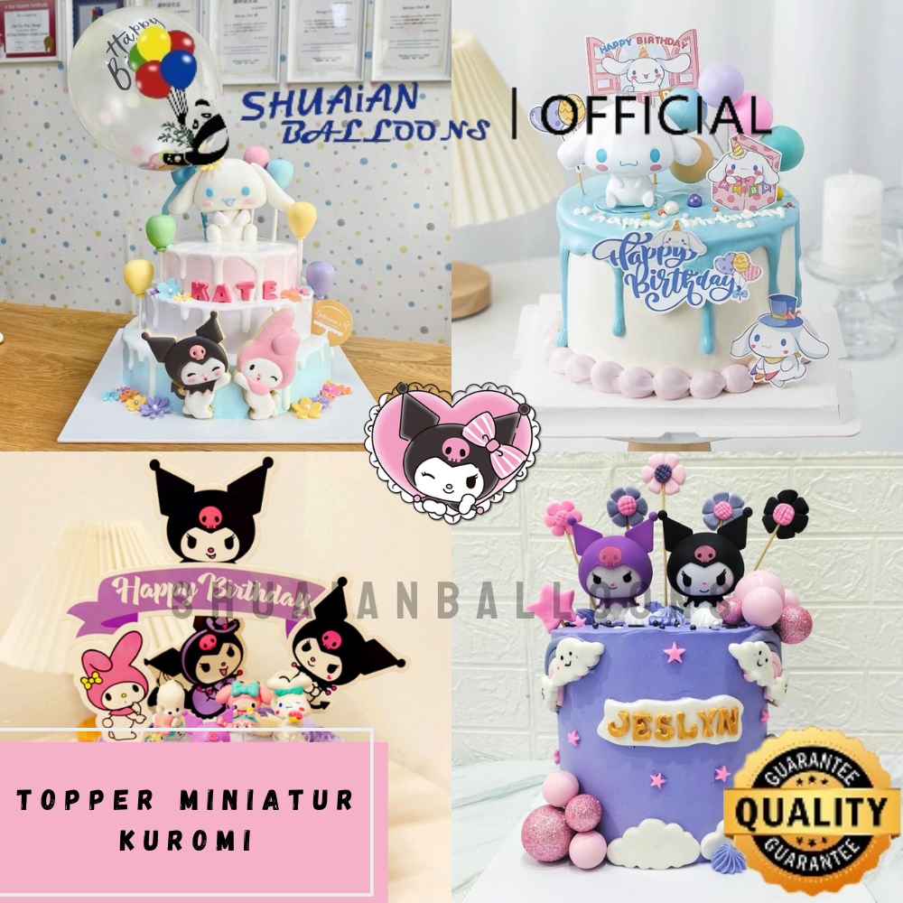 Jual Topper Miniatur Hiasan Kue Ulang Tahun Tema Karakter Sanrio Melody ...