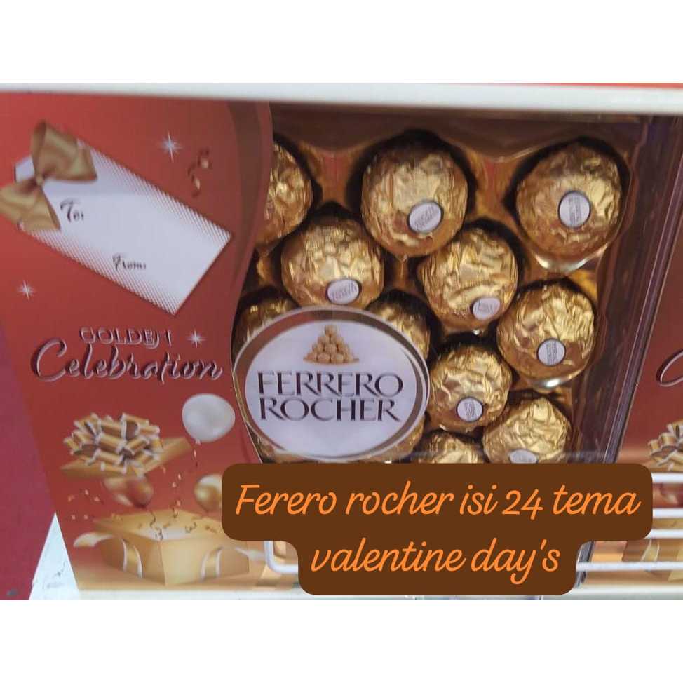Jual FERRERO ROCHER ISI 24 BUAH HAPPY VALENTINE DAY ferero box valentin ...