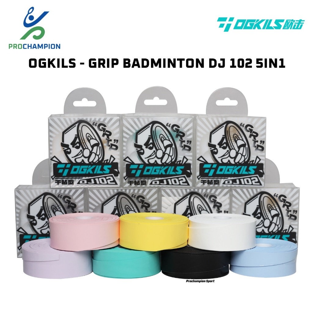 Jual Grip Raket Badminton / Tenis OGKILS DJ 102 5 IN 1 | Shopee Indonesia