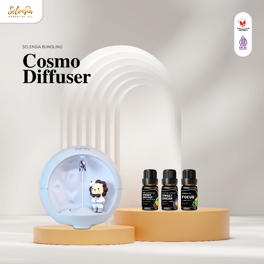 Jual Selensia Bundling Cosmo Diffuser - Diffuser Lucu dengan Lampu yang ...