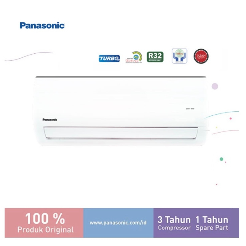 Jual Panasonic AC Split Dinding Wall Mounted Standard Turbo 3/4 PK - CS ...