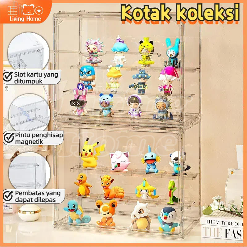 Jual Akrilik Transparan Kotak Display, Box Pajangan Koleksi, Box ...