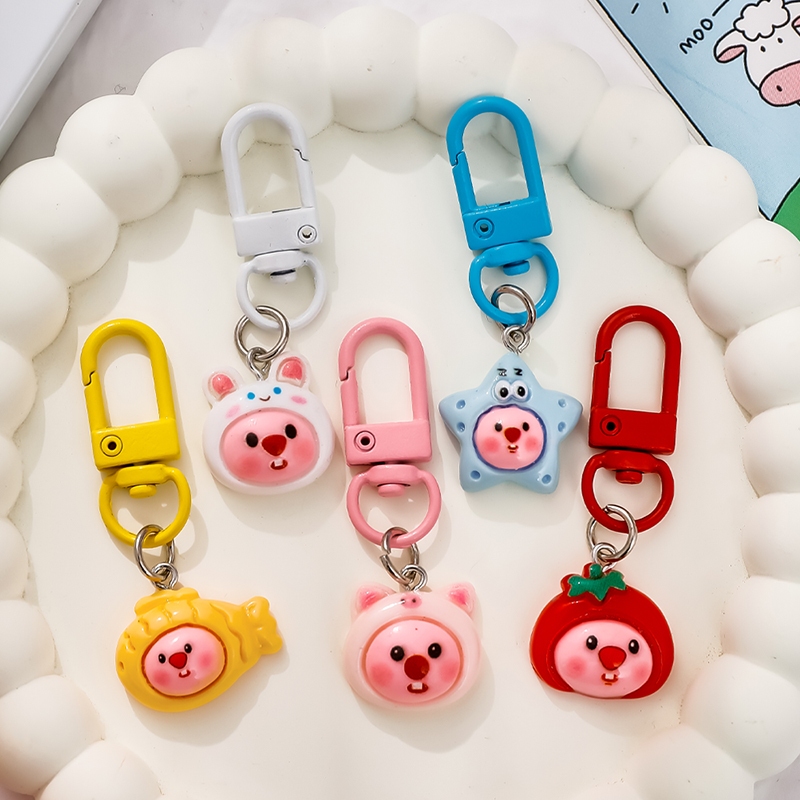 Jual Gantungan Kunci Resin Kartun Loopy Ruby Qambin Gambang Sekolah ...