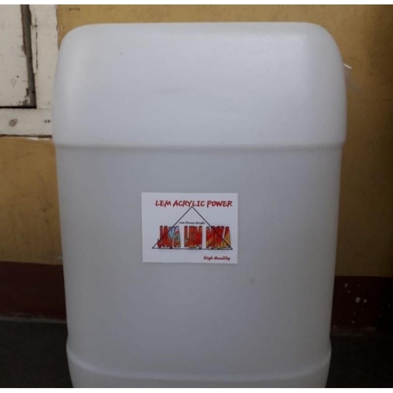 Jual lem akrilik acrylic lem mika 20 liter | Shopee Indonesia
