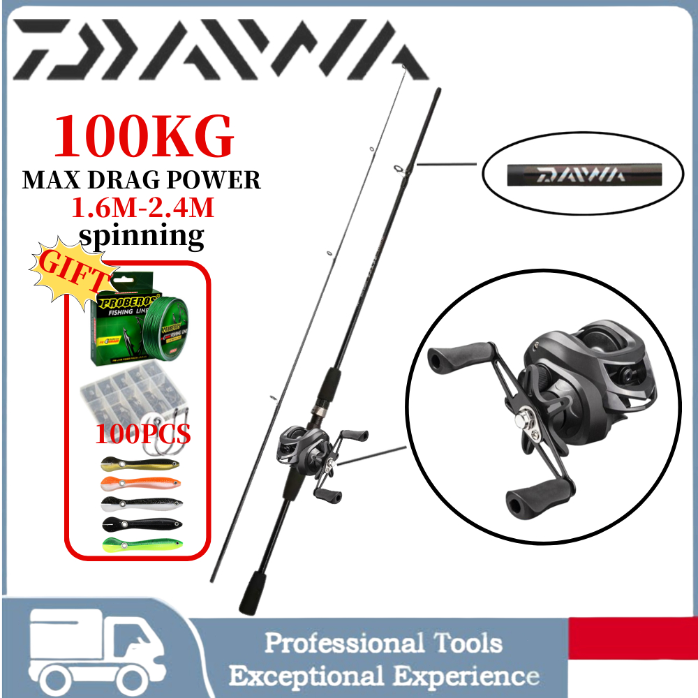 Jual Joran Pancing Set 2 Bagian Casting Fishing Rod dan 7.2:1 BC Set ...