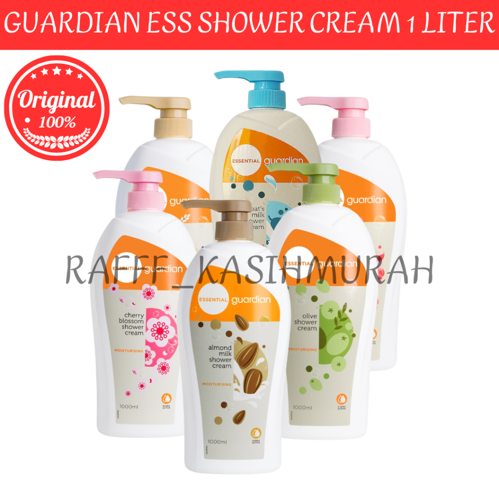 Jual GUARDIAN ESSENTIAL SHOWER CREAM 1 LITER | Shopee Indonesia