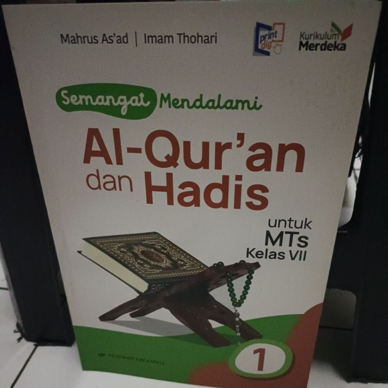 Jual Semangat Mendalami Al-Quran dan Hadist MTS KLS VII KURIKULUM MERDEKA ERLANGGA | Shopee ...