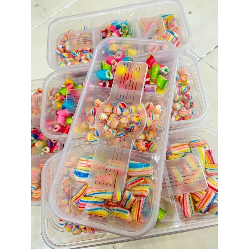 Jual Permen lucu sticky korea Viral Box / permen pillow candy / permen ...