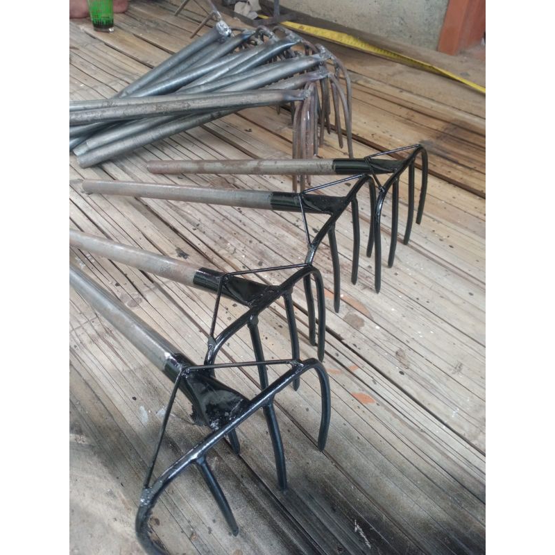 Jual gacok pengeruk sampah panjang gagang 40cm lebar gacok 15cm besi ...